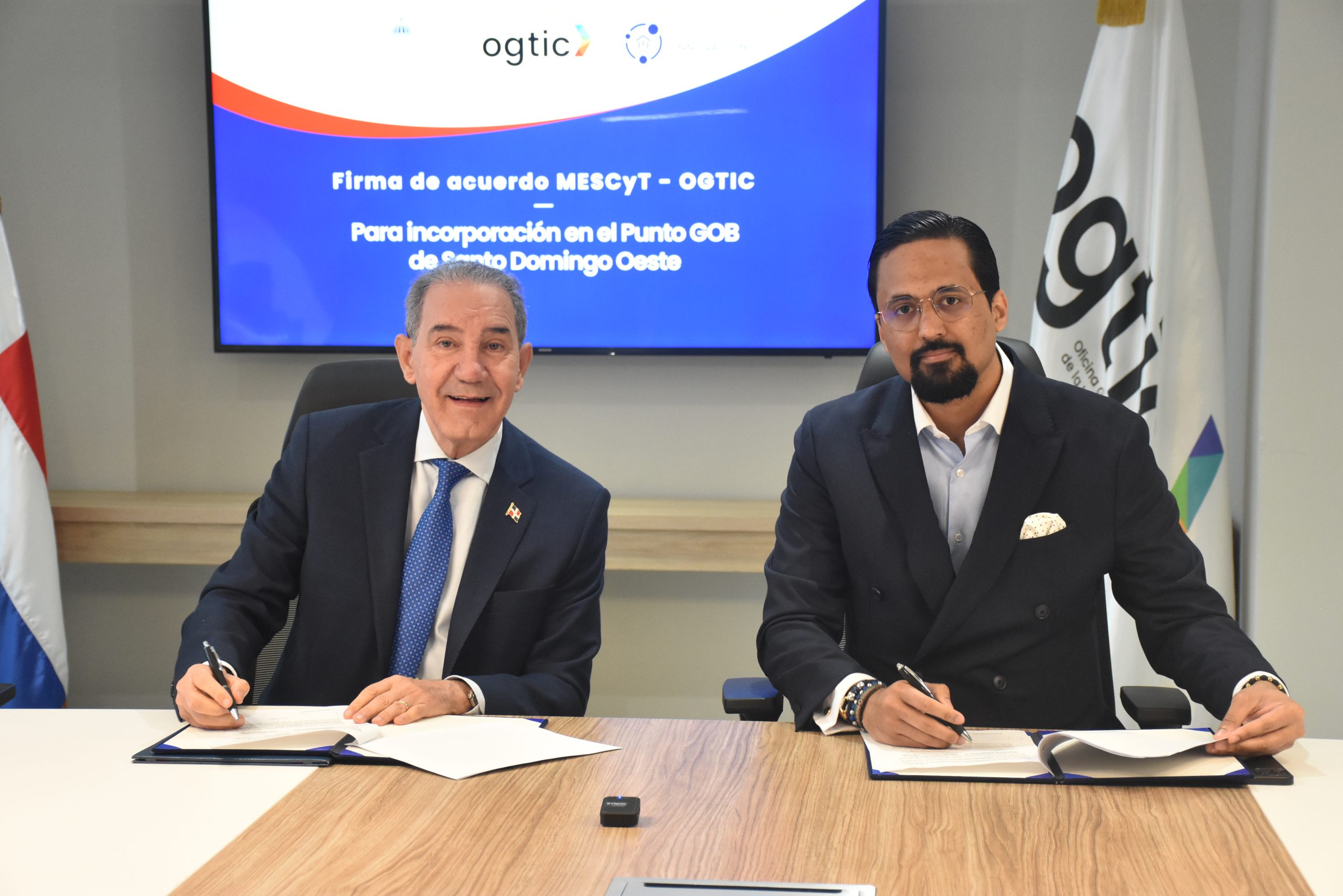 MESCYT y OGTIC acuerdan incorporación de servicios de educación ...